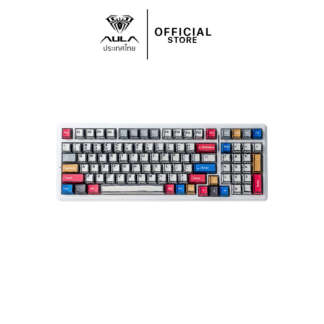 AULA F99 COMICS GASKET MECHANICAL KEYBOARD – INTEK TRADING GROUP