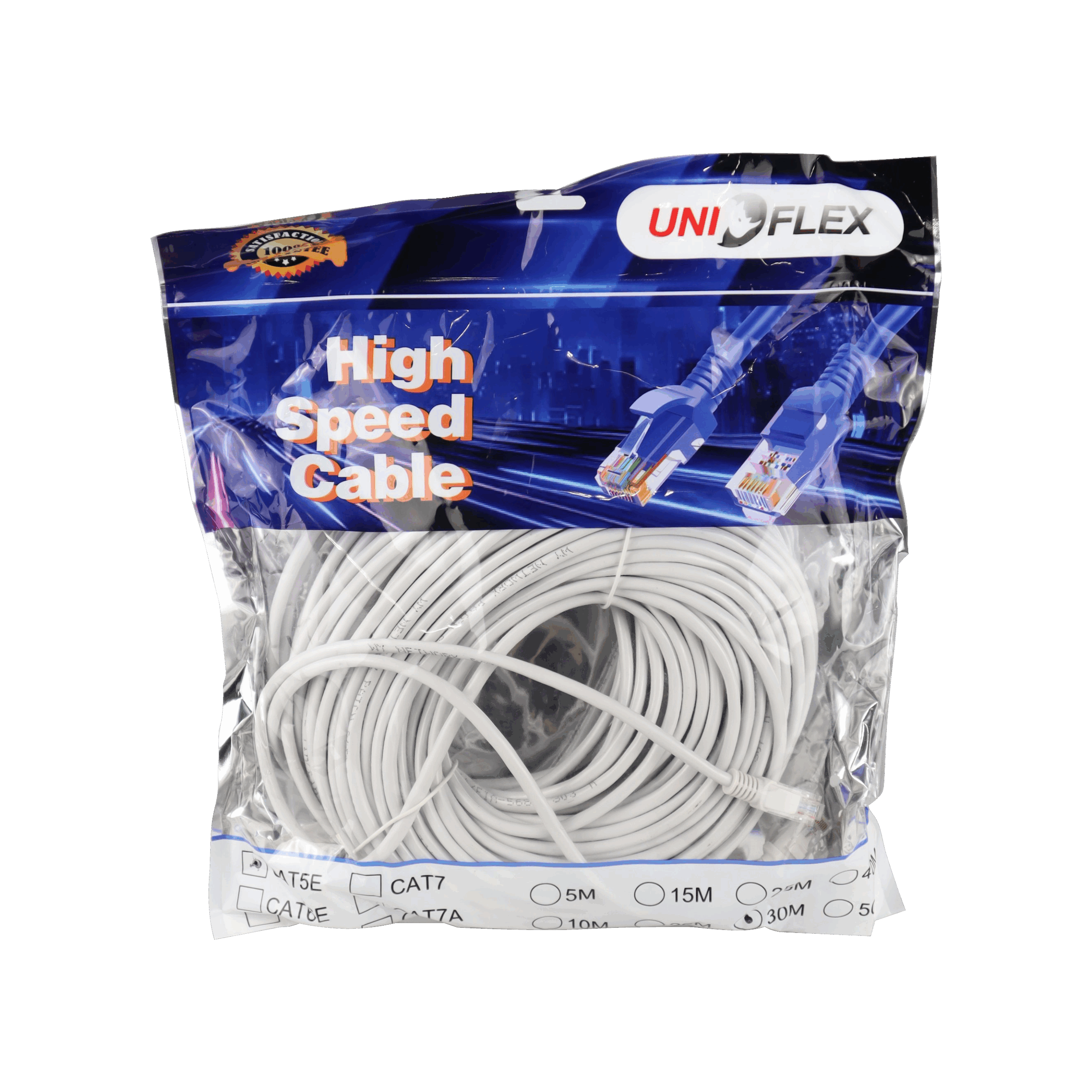 UNIFLEX UFX CAT6-30 UTP CABLE 30M – INTEK TRADING GROUP