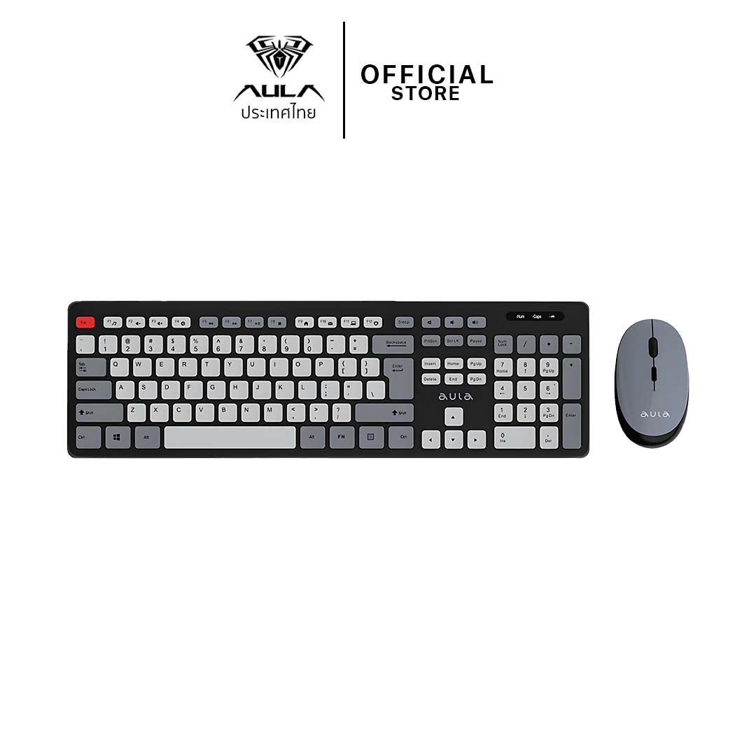 AULA AC308 BLACK 2IN1 WIRELESS KEYBOARD – INTEK TRADING GROUP