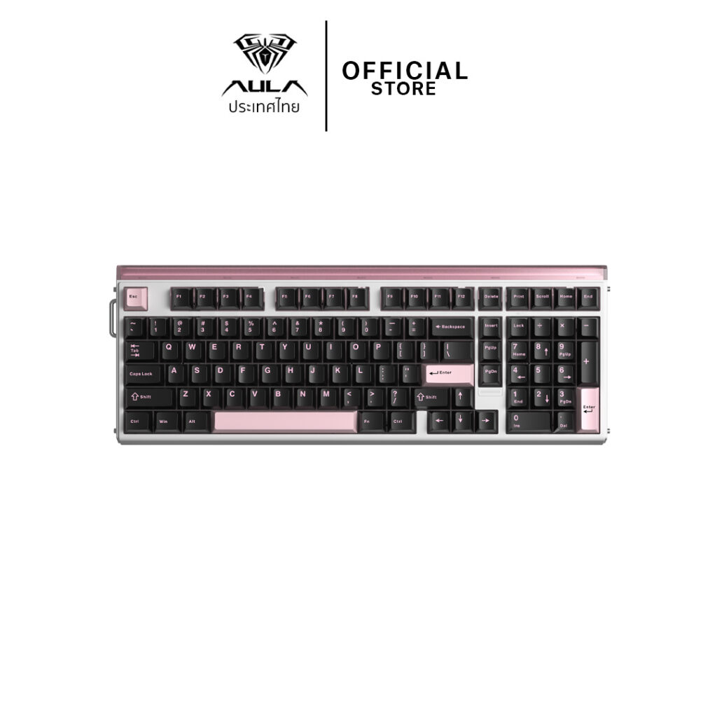 KEYBOARD (คีย์บอร์ด) AULA HERO99 PINK CHUN MAGNETIC SWITCH – INTEK ...