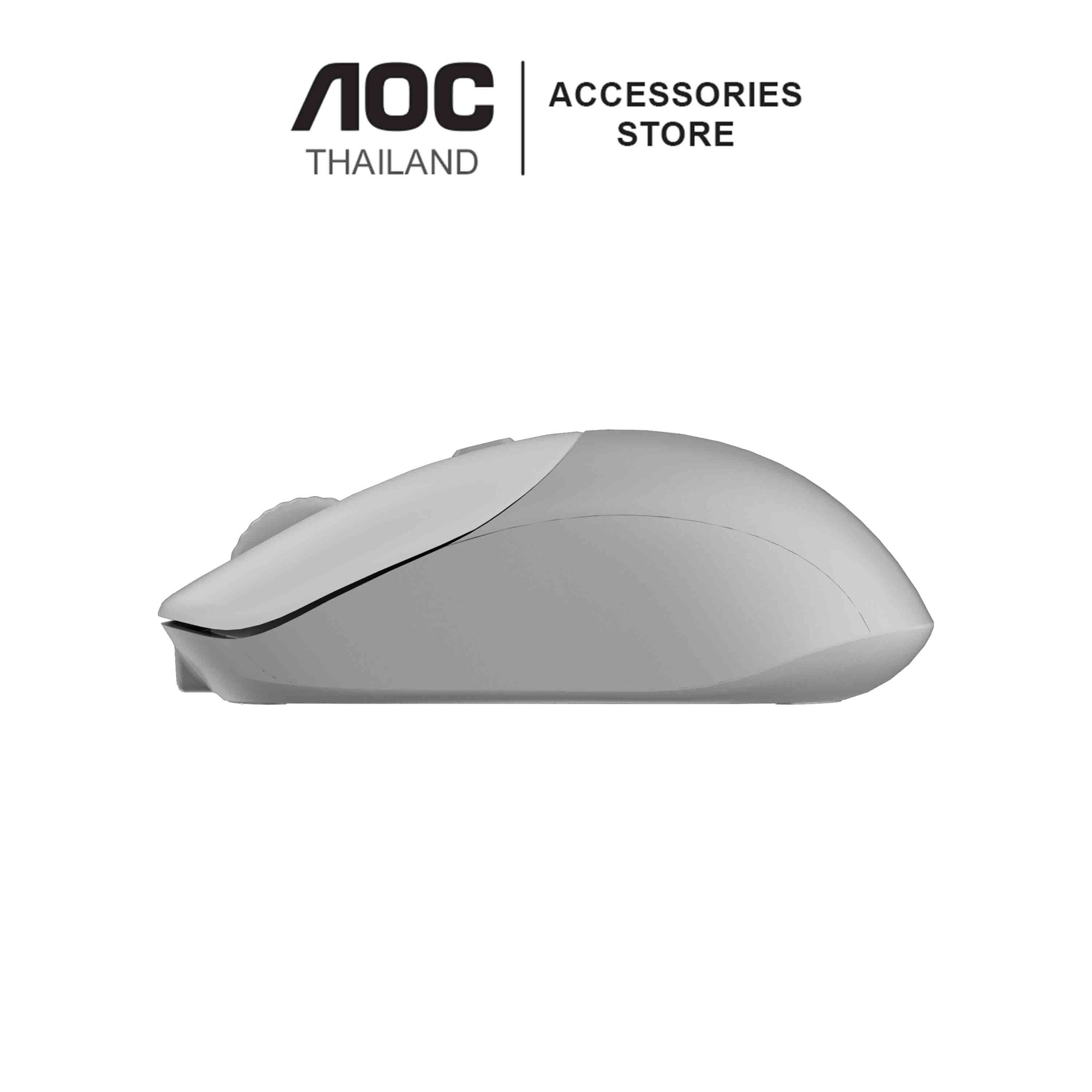 WIRELESS MOUSE (เมาส์ไร้สาย) AOC MS300 WHITE 2.4G+BT – INTEK TRADING GROUP